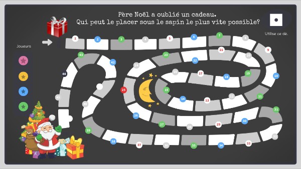 Planche de jeu pour Noël | Genially