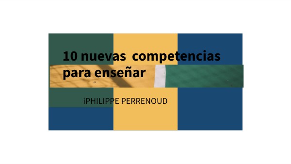 COMPETENCIAS PARA ENSEÑAR | Genially