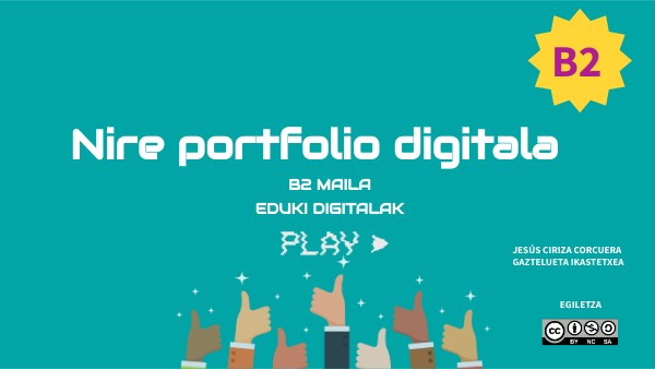 Portfolio B2 eduki digitalak | Genially