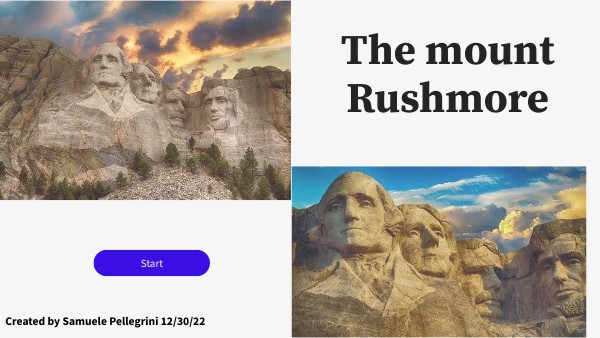 The mount Rushmore | Genially