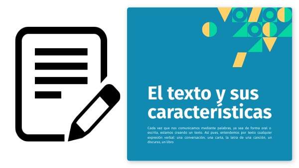 El texto y sus características | Genially