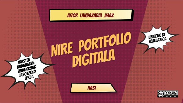 UBIDEAK B1 EBALUAZIOA. AITOR LANDAZABAL IMAZ | Genially