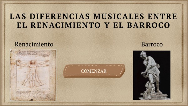 Diferencias entre el renacimiento y barroco | Genially
