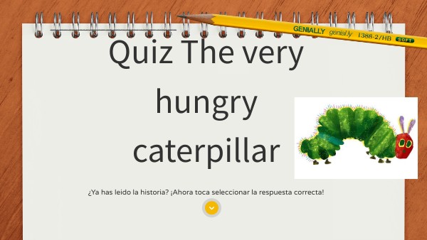 tHE VERY HUNGRY CATERPILLAR | Genially