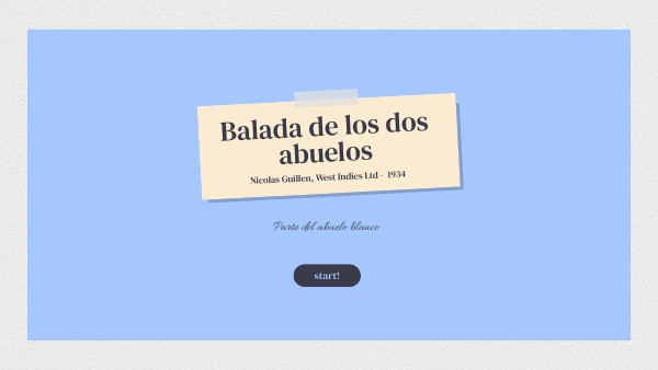 Balada de los dos abuelos