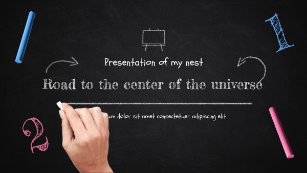 CHALK & BLACKBOARD PRESENTATION | Genially