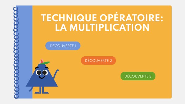 Nombres CM - Technique opératoire : La multiplication | Genially