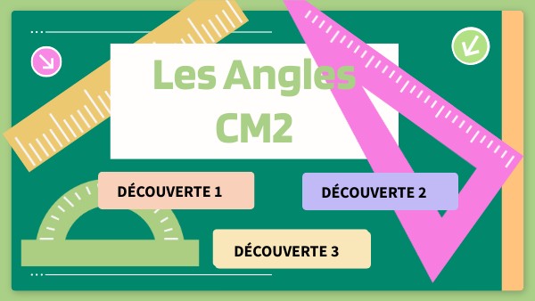 Géométrie CM2 - Les angles | Genially