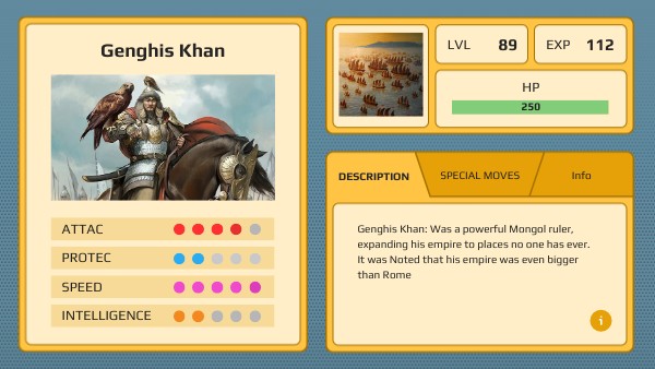 Genghis Khan Card | Genially