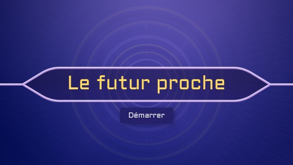 Le futur proche - quiz | Genially