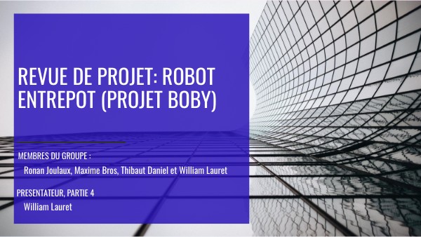 Revue de Projet | Genially