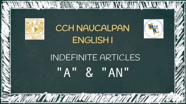 Indefinite articles | Genially