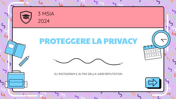Proteggere la privacy su Instagram | Genially