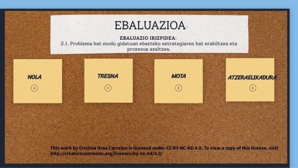 ebaluazioa kristina oraa | Genially