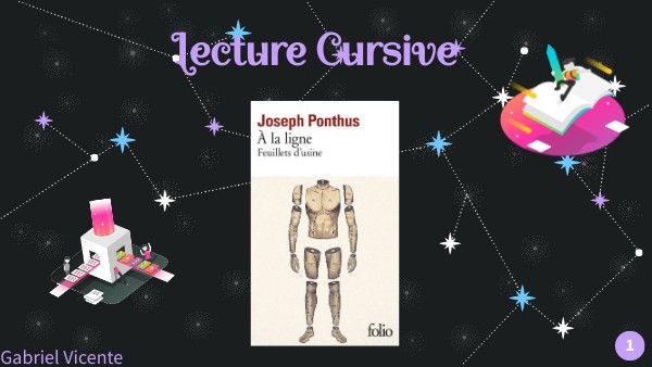 Lecture Cursive Gabriel Vicente | Genially