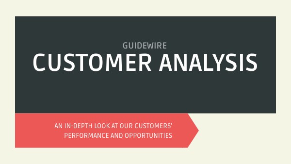 SAMPLE Customer Analysis