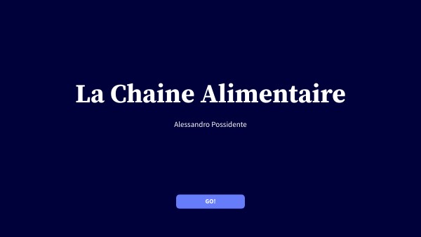 La Chaine Alimentaire