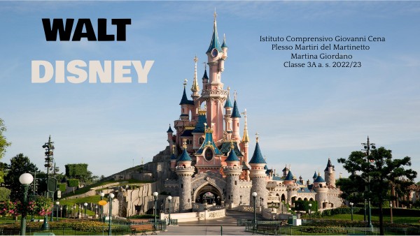 Martina Giordano-3A- elaborato finale- Walt Disney