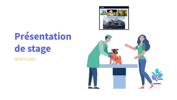 GENIAL PRESENTATION de stage