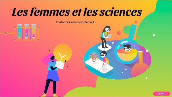 Les femmes et les sciences_Costanza Caracciolo | Genially