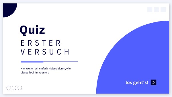 1. versuch | Genially