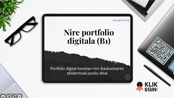 Portfolio digitala B1
