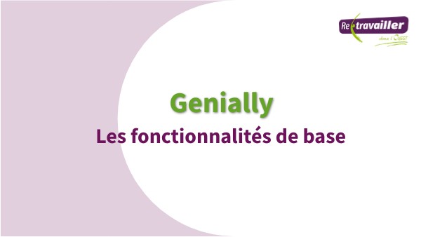 Objectifs séance Genially | Genially