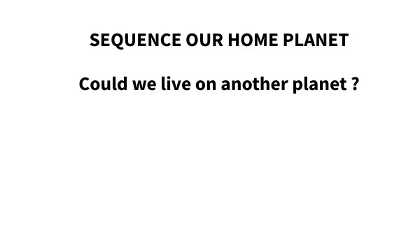 Our home planet | Genially