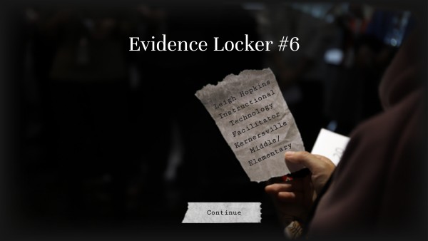 Evidence Locker #6