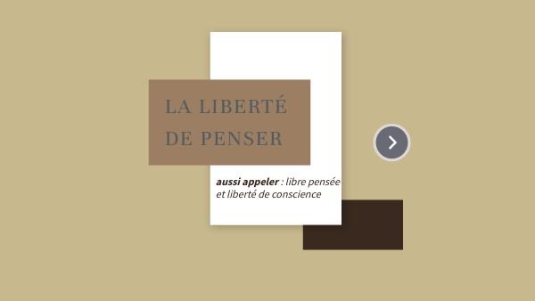 La liberté de penser