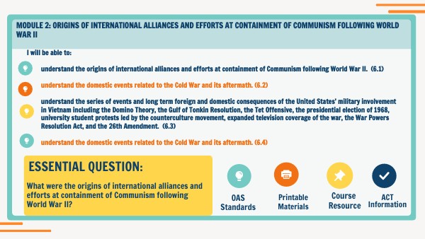 USH B Module 2 Landing