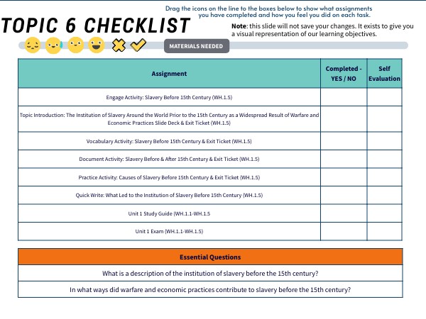 Topic 6 Landing Page | Genially