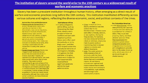 WHA Activity 6.4 Comparison Chart