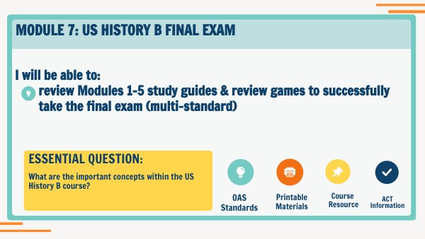 USH B Module 7 Final Landing