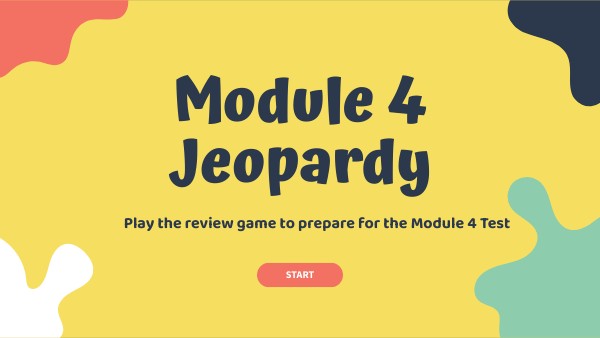 WHG Module 4 Review Game