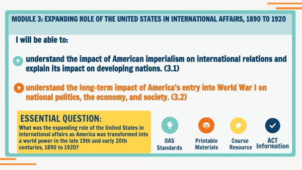 USH Module 3 Landing