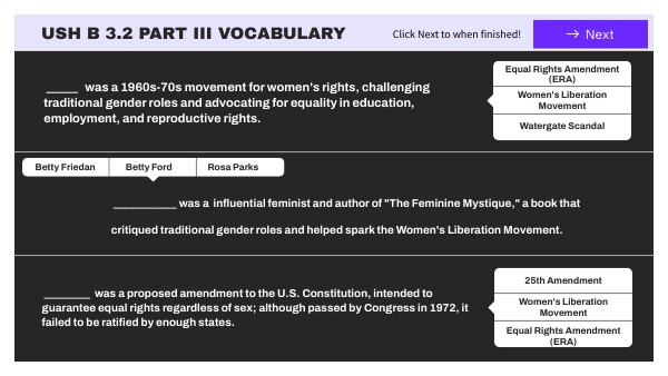 USH B 3.2 Part III Vocab