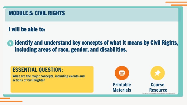 Civics Module 5 Landing | Genially