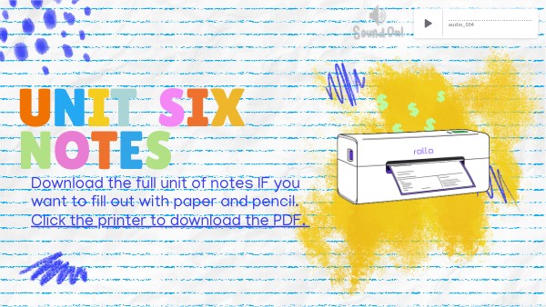 Unit 6 Notes download | Genially