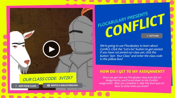 5th Grade Flocabulary-Conflict | Genially