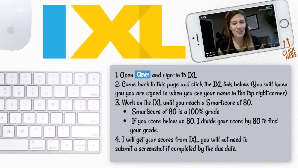 IXL instructions