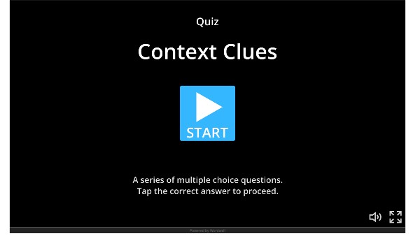 Contex Clues game