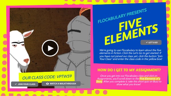 4th Grade Flocabulary - 5 elements