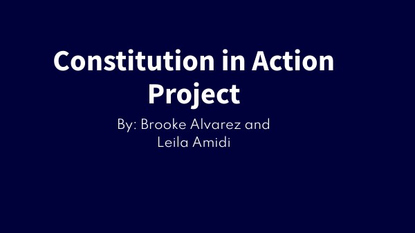 Copy - AP GOV PROJECT | Genially