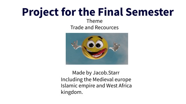 Project for the final Semester | Genially