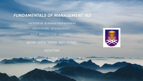 MGT 162 INDIVIDUAL ASSINGMENT | Genially