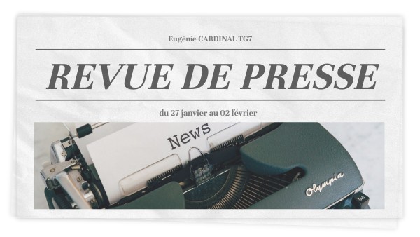 Revue de presse HGGSP | Genially