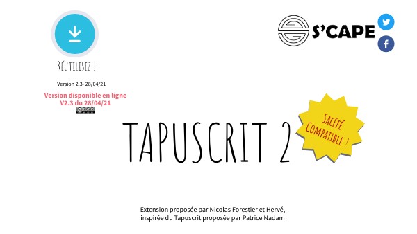 TAPUSCRIT V2 | Genially
