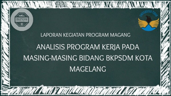 PPT LAPORAN MAGANG | Genially