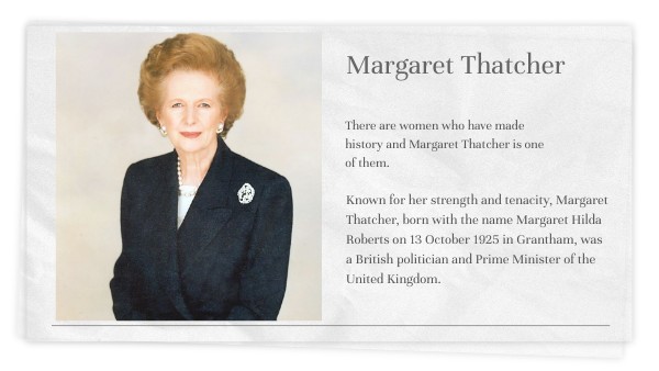 Margaret Thatcher | Genially